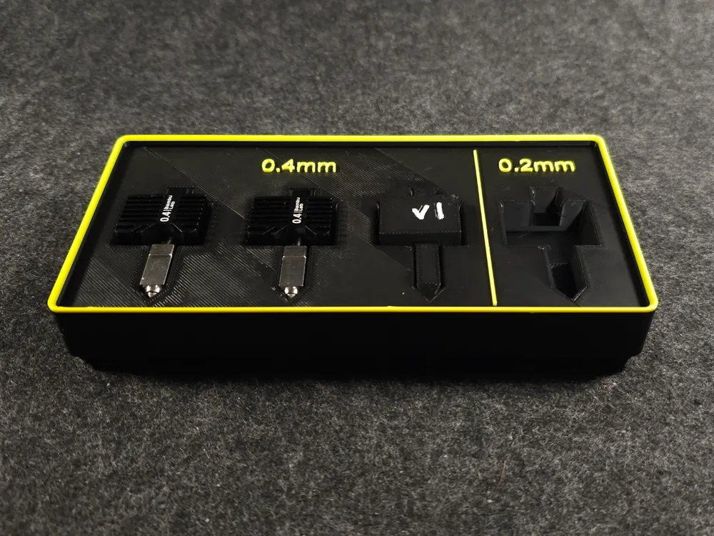 Gridfinity Bambu Print Nozzle Storage Bin by TheeWiz - MakerWorld