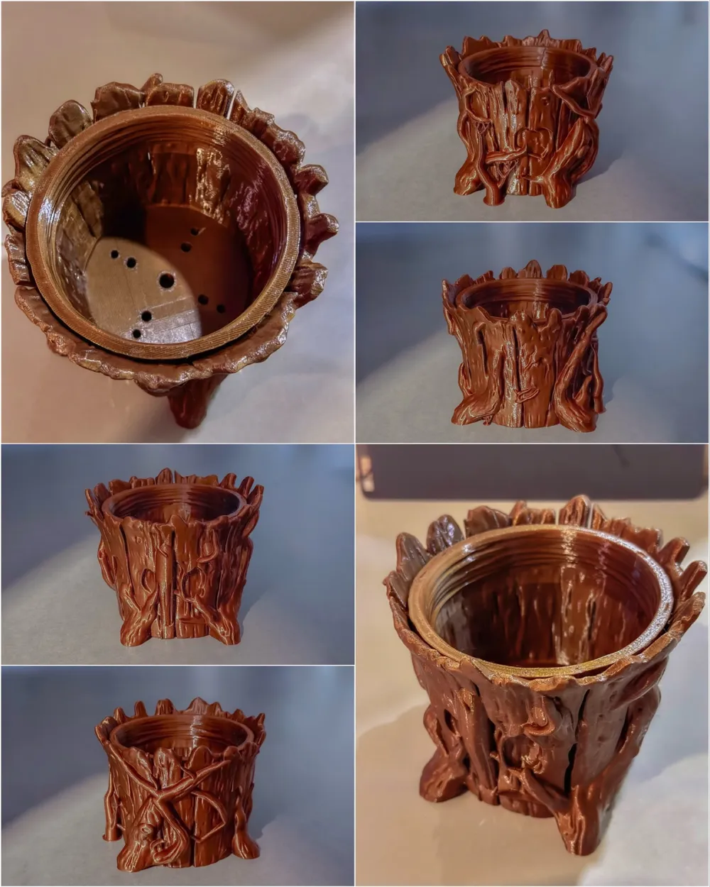 Enchanted Forest Stump Planter by LargETurtlE - MakerWorld
