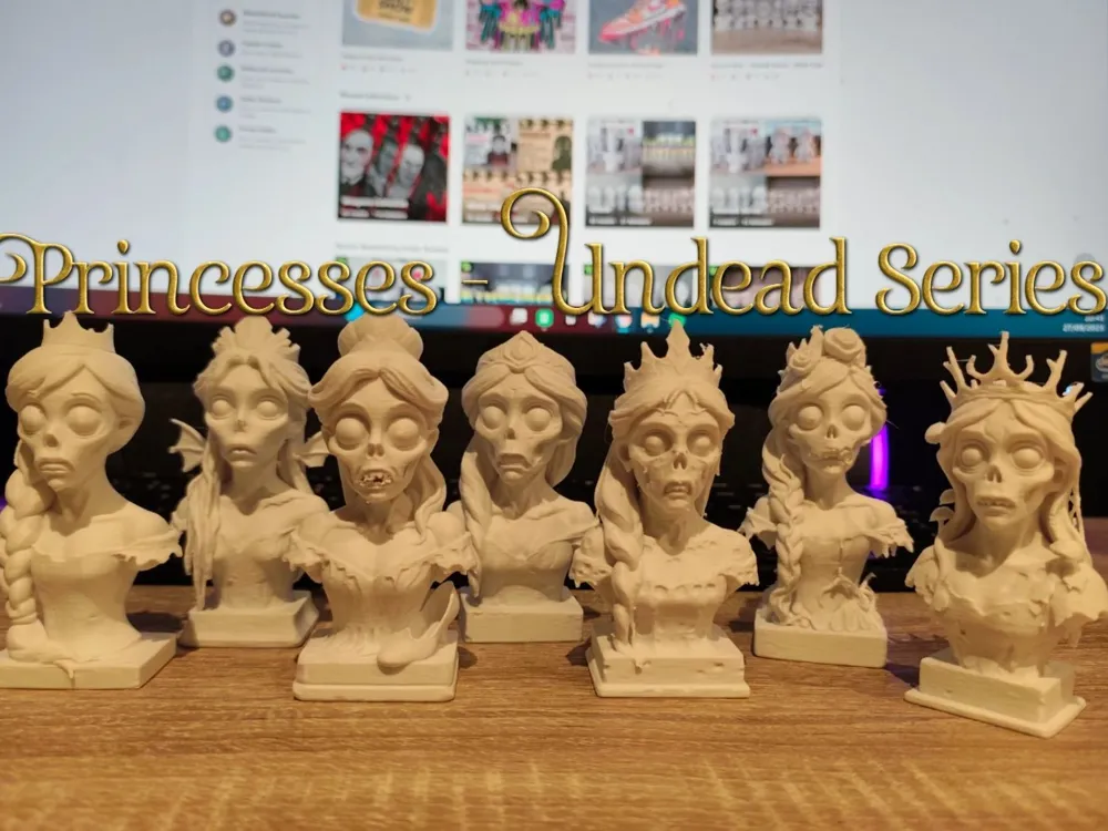 Princesses - Undead Series - Free 3D Print Model - MakerWorld