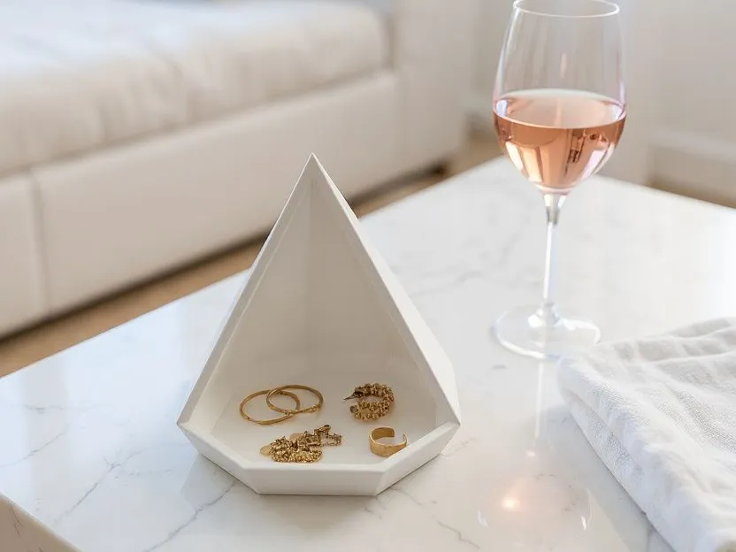 Geometric Pyramid Catchall Tray, Tealight, Jewelry - Free 3D Print ...