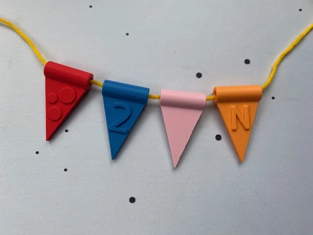 Banderitas de cumpleaños formas/color por Juf Lie MakerWorld: Descarga ...