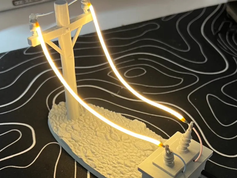 Led lamp LEP - Free 3D Print Model - MakerWorld