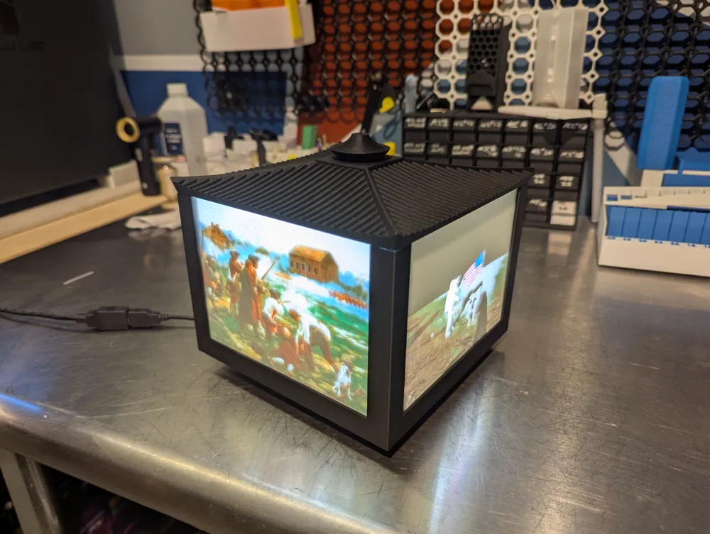 Rotating LED Lithophane Display Frame Lantern by Chubbs Peterson ...