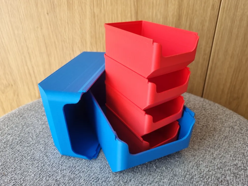 stackable storage/boxes 2 (Medium) by Waßmer - Made by Mind MakerWorld: Download Free 3D Models