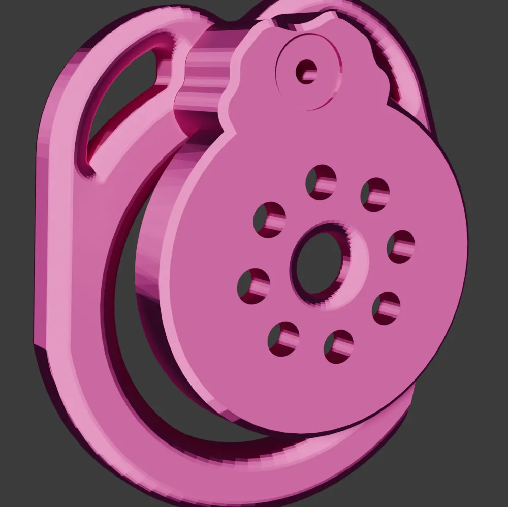 Chastity cage + Adapters for inverted chastity - Free 3D Print Model ...