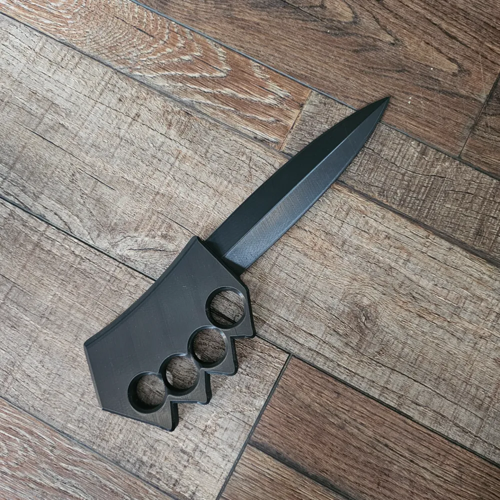 Brass Knuckle Blade by ProtoDad - MakerWorld