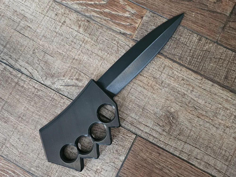 Brass Knuckle Blade by ProtoDad - MakerWorld