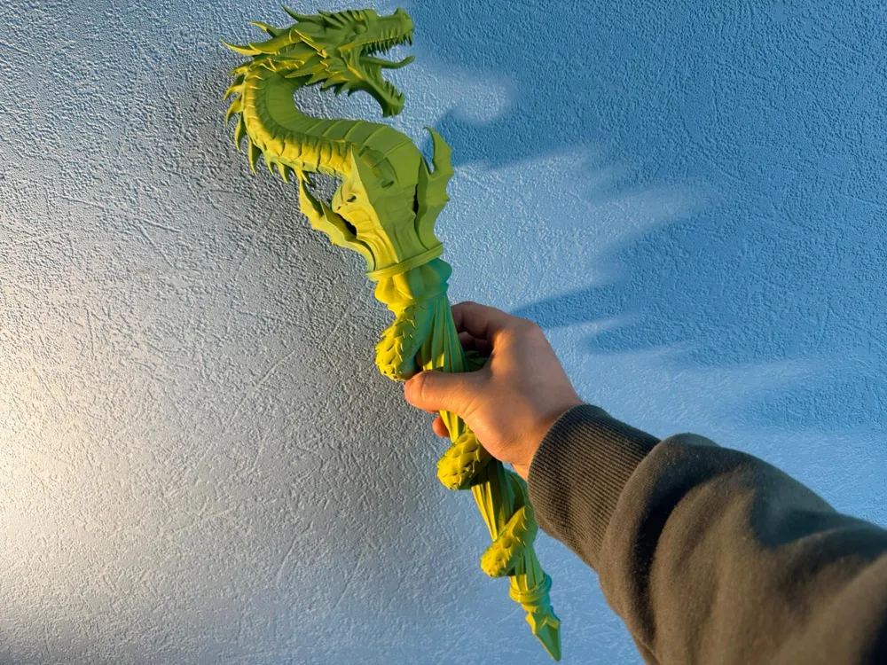 Dragon Scepter - Free 3D Print Model - MakerWorld