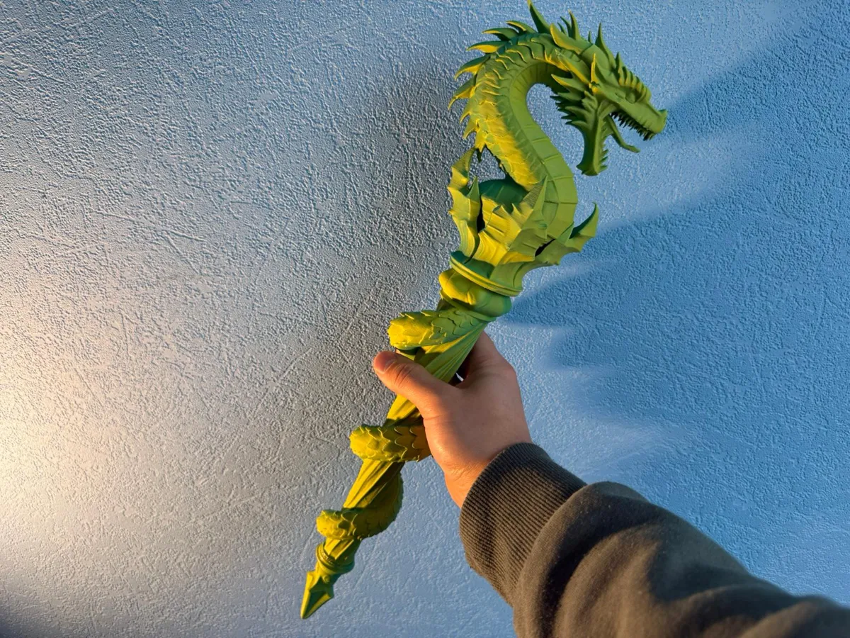 Dragon Scepter - Free 3D Print Model - MakerWorld