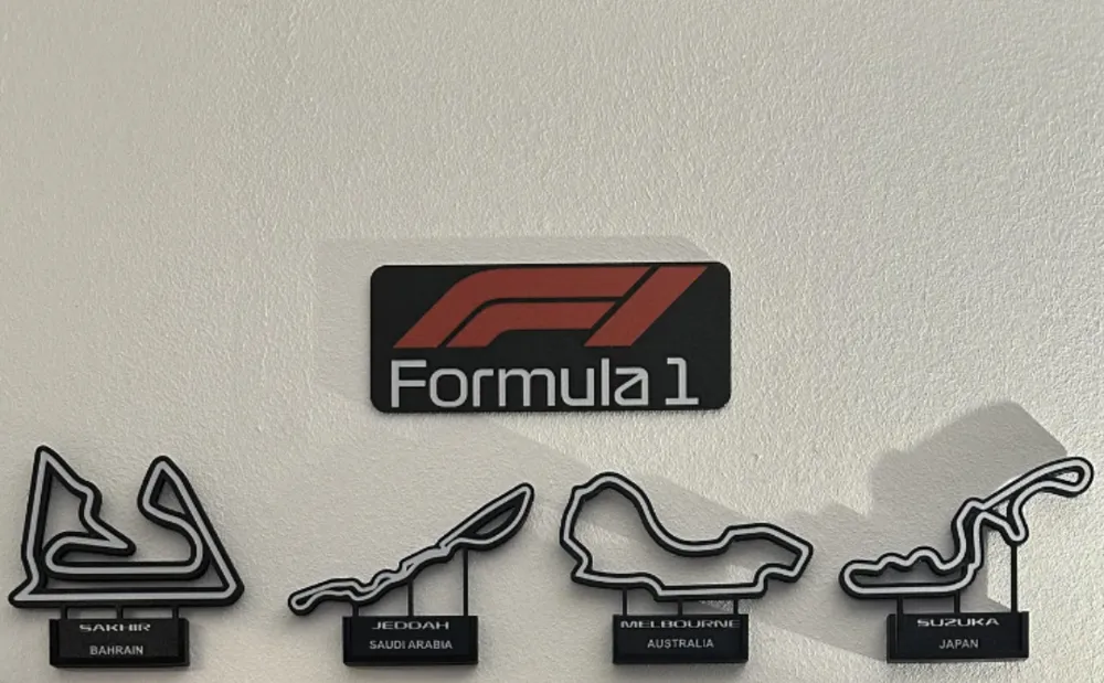 F1 Logo - Free 3D Print Model - MakerWorld