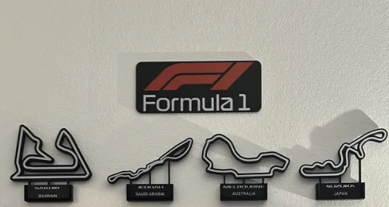 F1 Logo - Free 3D Print Model - MakerWorld
