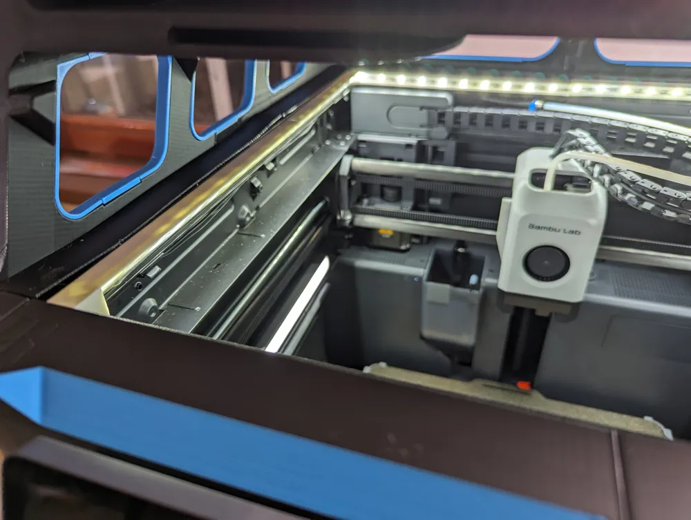 LED 8mm Frame 45° for BLV - AMS Riser Remixed by uran238 - MakerWorld