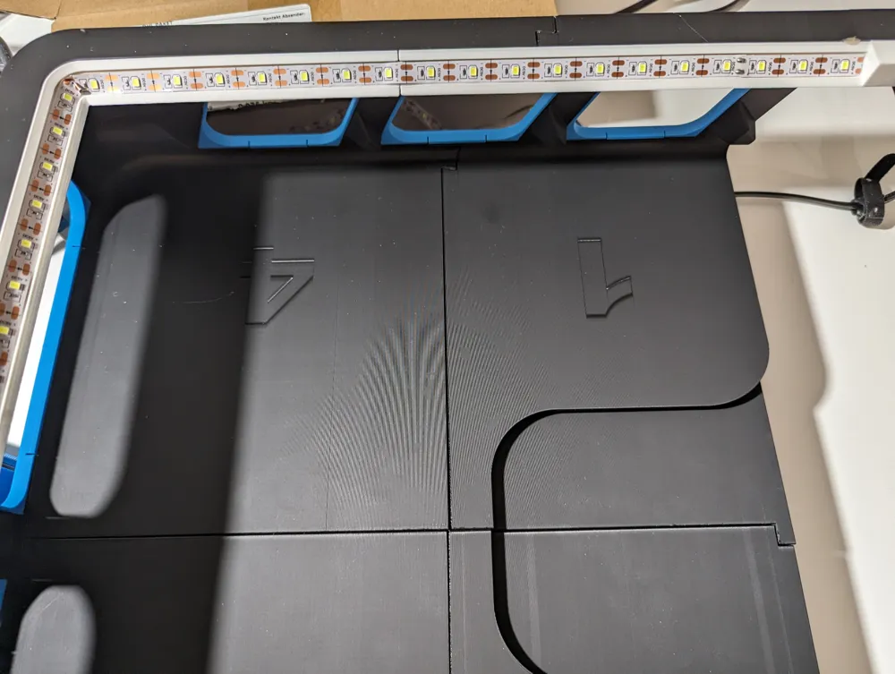 LED 8mm Frame 45° for BLV - AMS Riser Remixed by uran238 - MakerWorld