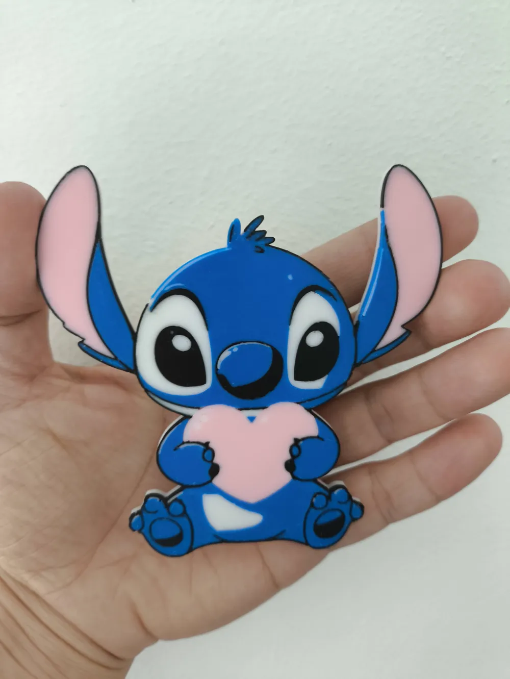Stitch with heart - Free 3D Print Model - MakerWorld