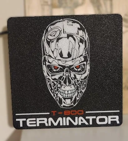 Terminator T-800 Lightbox by KF Designs - MakerWorld