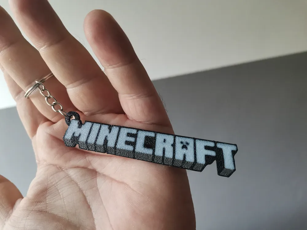 Minecraft multicolor keychain by BT3D printing - MakerWorld