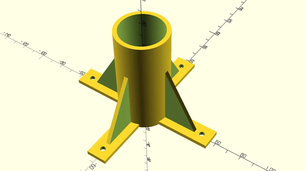 Customizable mounting bracket for post/rod/dowel by pansensory ...