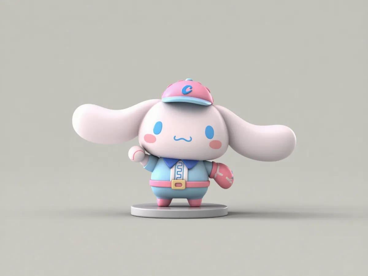 Cinnamoroll Playing Baseball - Sanrio Casual Series - Cute Collectible ...