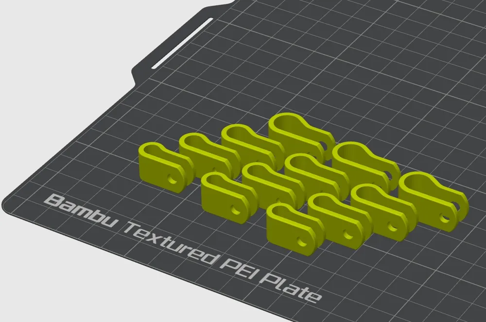 Speedy Cord Clip/Fastener (For 6-10mm Cord/Cable) - Free 3D Print Model ...