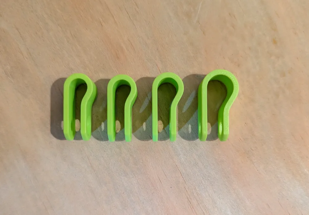 Speedy Cord Clip/Fastener (For 6-10mm Cord/Cable) - Free 3D Print Model ...