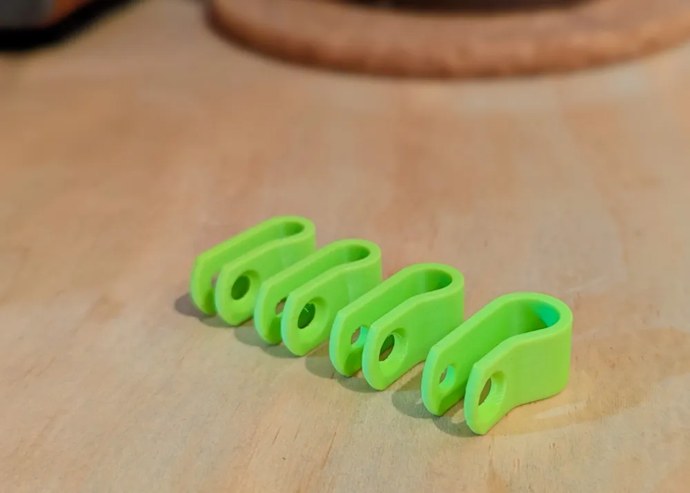 Speedy Cord Clip/Fastener (For 6-10mm Cord/Cable) - Free 3D Print Model ...