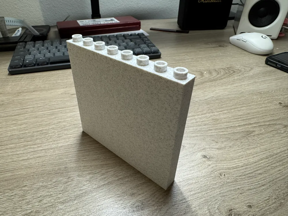 BRICK Walls 1x8, Duplo compatible by antonmedv - MakerWorld