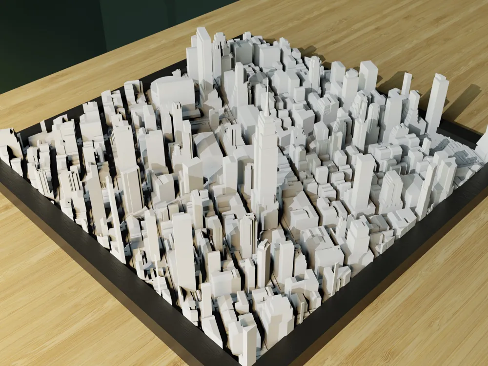 New York Midtown Manhattan 3D City by berg3ddruck MakerWorld: Download ...