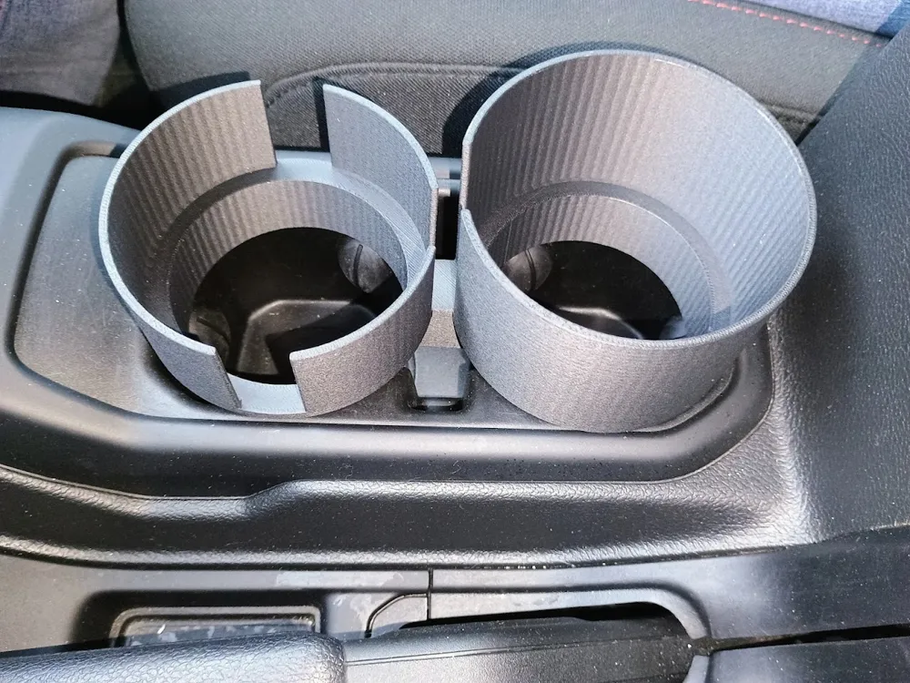 Jeep JL Wrangler JT Cup Holder for Large Cups - Free 3D Print Model ...