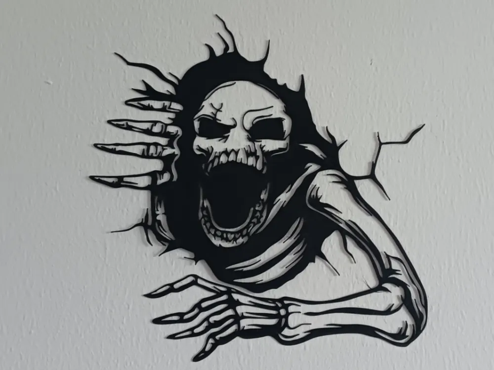 Monster In The Wall by Mellowman MakerWorld: Download Free 3D Models