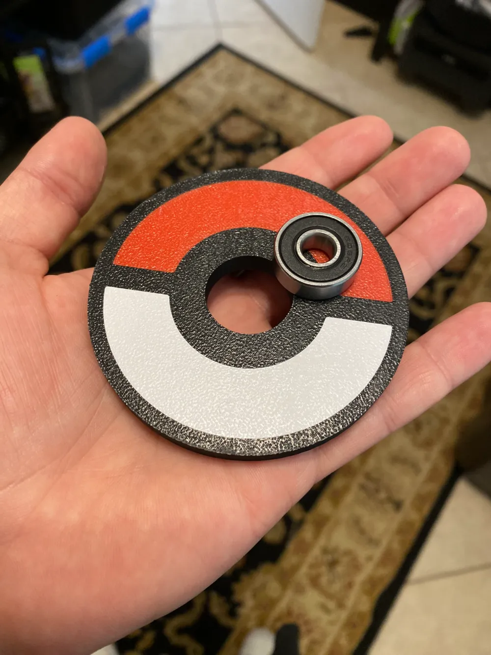 Pokéball Fidget Spinner by Mythical_3D_Prints - MakerWorld