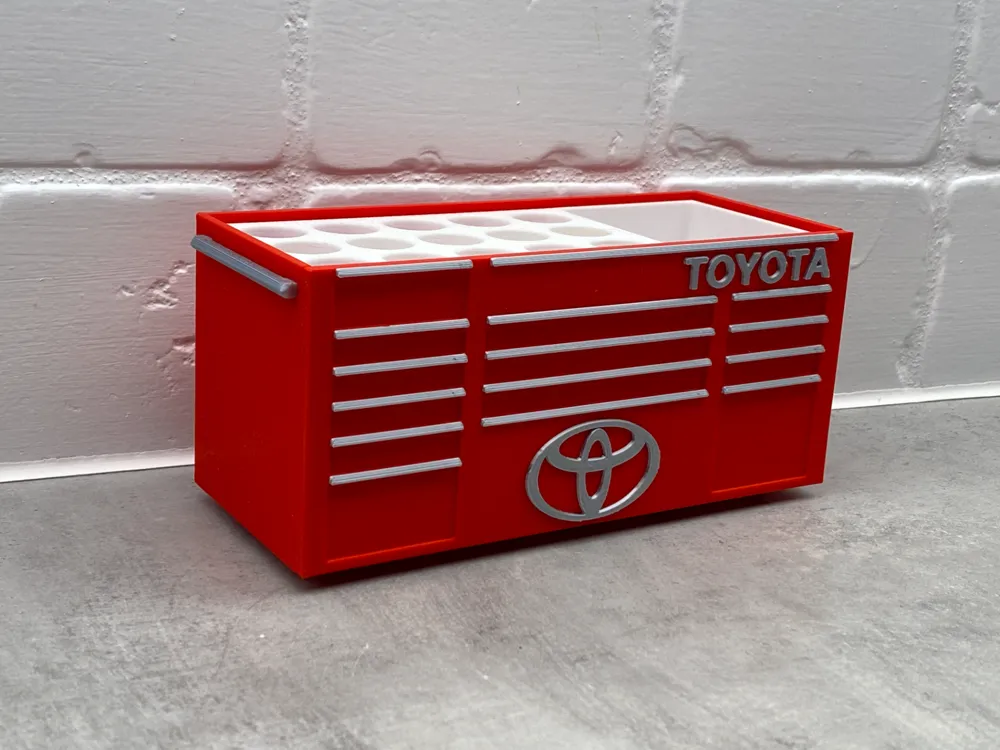 Toyota Desk Workbench Toolbox Pen Holder by Mrtk1970 - MakerWorld