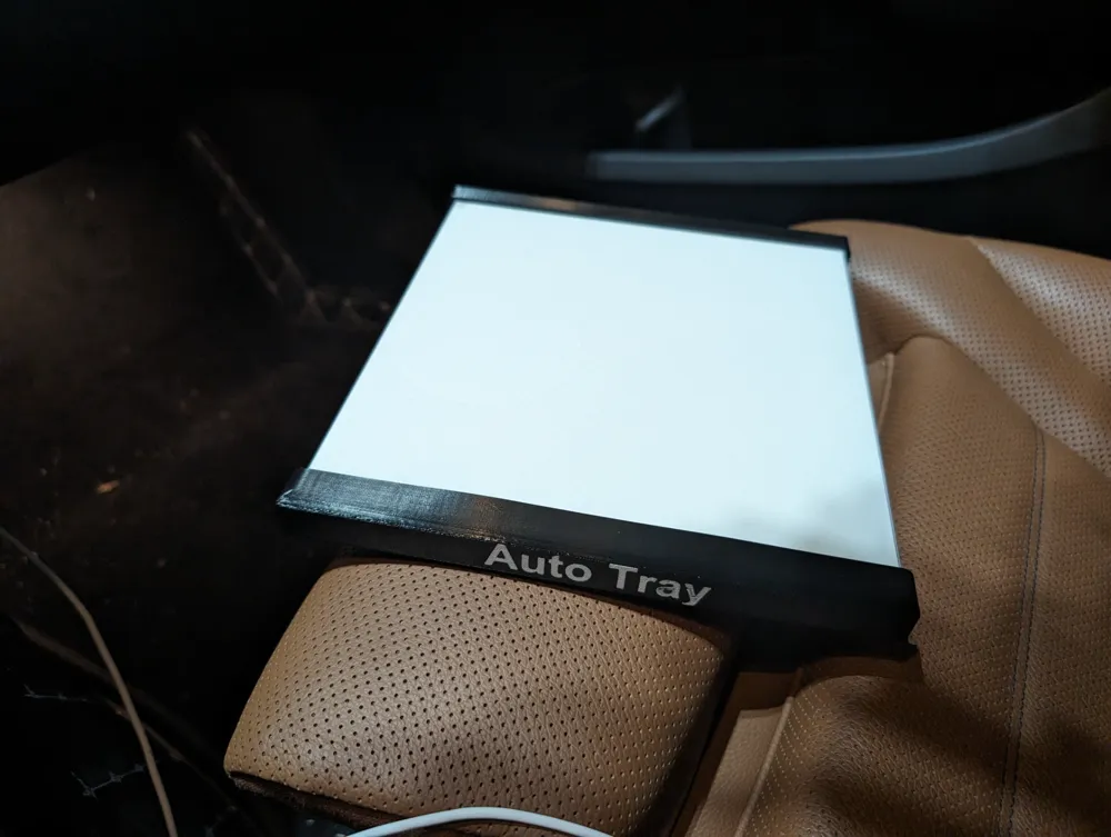 Portable, Foldable, Auto Tray for food etc. by manicman - MakerWorld