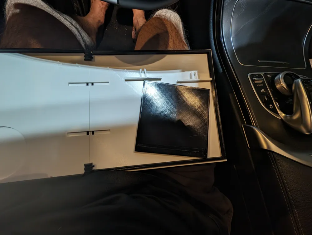 Portable, Foldable, Auto Tray for food etc. by manicman - MakerWorld