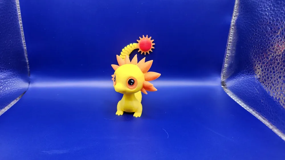Puppy Dragon 3 - Sun Dragon - Free 3D Print Model - MakerWorld