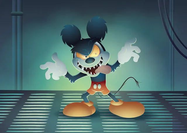 Zombie Mickey (Runaway Brain) - Free 3D Print Model - MakerWorld