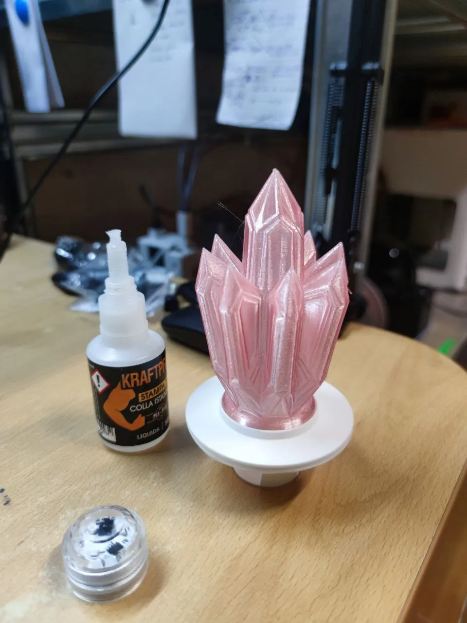 Crystal Energy Torch – LED 3D Printed Lamp - Free 3D Print Model ...