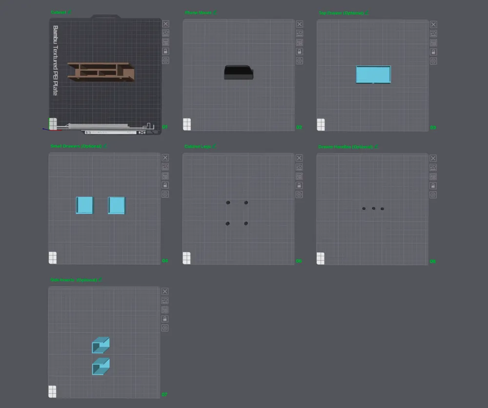 MCM TV Stand Style Phone Mount by codebender - MakerWorld