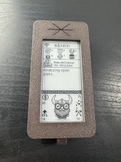 Bjorn Raspberry Pi Zero Case Waveshare 2.13 Remixed by Hedge - MakerWorld