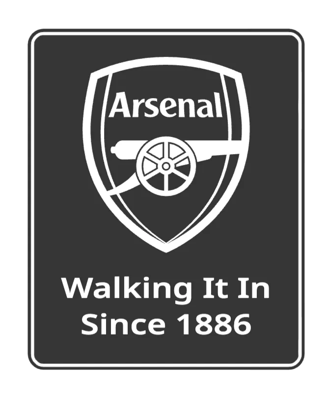 Arsenal Sign - Free 3D Print Model - MakerWorld