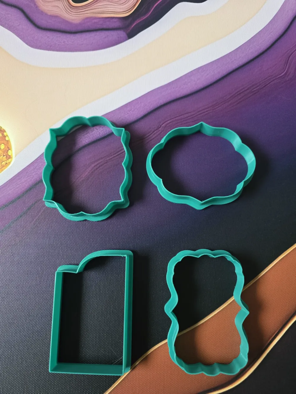 Shapes 5 Baking Cookie Cutter Tool Kitchen Frame by Merilno3D - MakerWorld