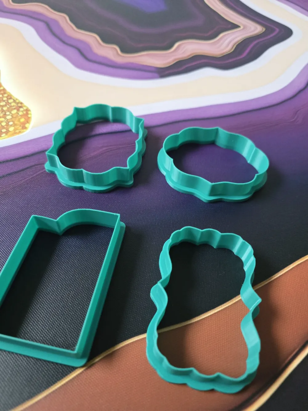 Shapes 5 Baking Cookie Cutter Tool Kitchen Frame by Merilno3D - MakerWorld