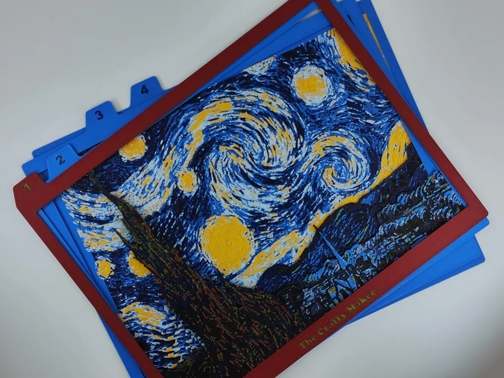 The Starry Night Shadow Box by The Crafty Maker - MakerWorld