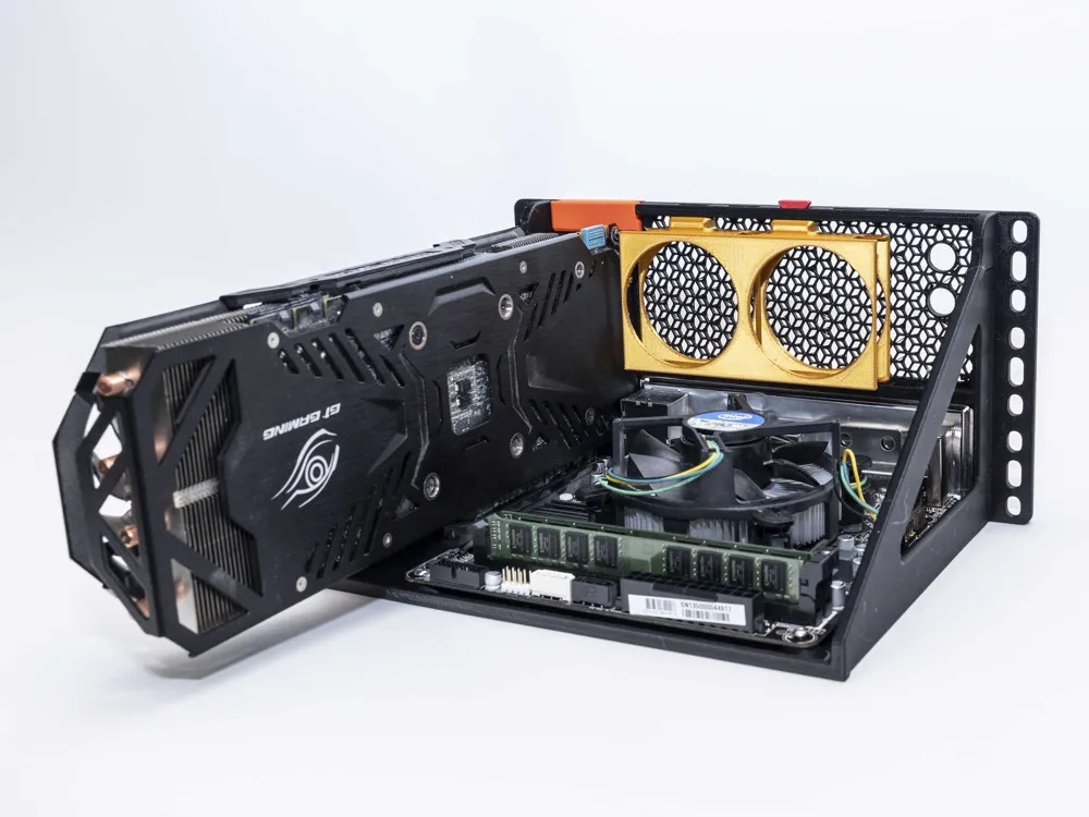 3U 10 Zoll Rackmount Mini-ITX Dual-GPU by RiHi36 MakerWorld: Download ...