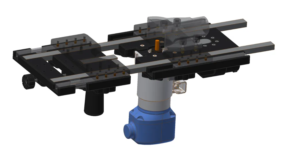 Multi-Jig for Makita/Bosch/Dewalt Trim Routers - Free 3D Print Model ...