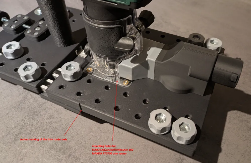 Multi-Jig for Makita/Bosch/Dewalt Trim Routers by maot1985 MakerWorld ...