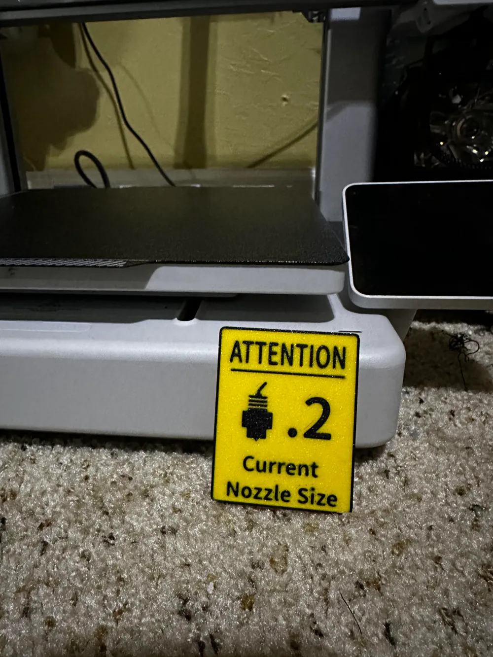 Nozzle signs - never forget whats installed again by ChainsawGraphics ...