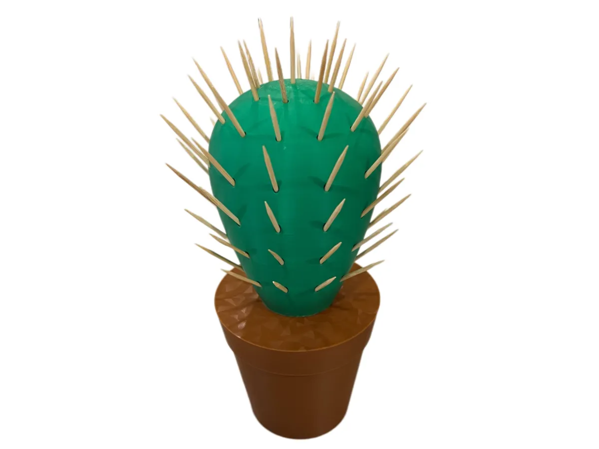 Cactus Toothpick Holder - Free 3D Print Model - MakerWorld