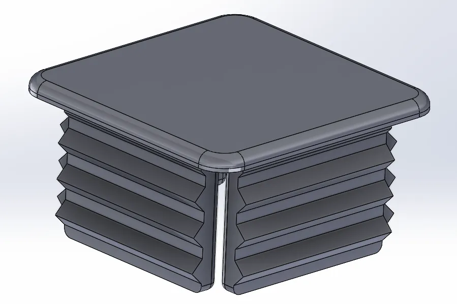 Box Tubing End Cap - 2x2x0.125in. by Pattieboy - MakerWorld