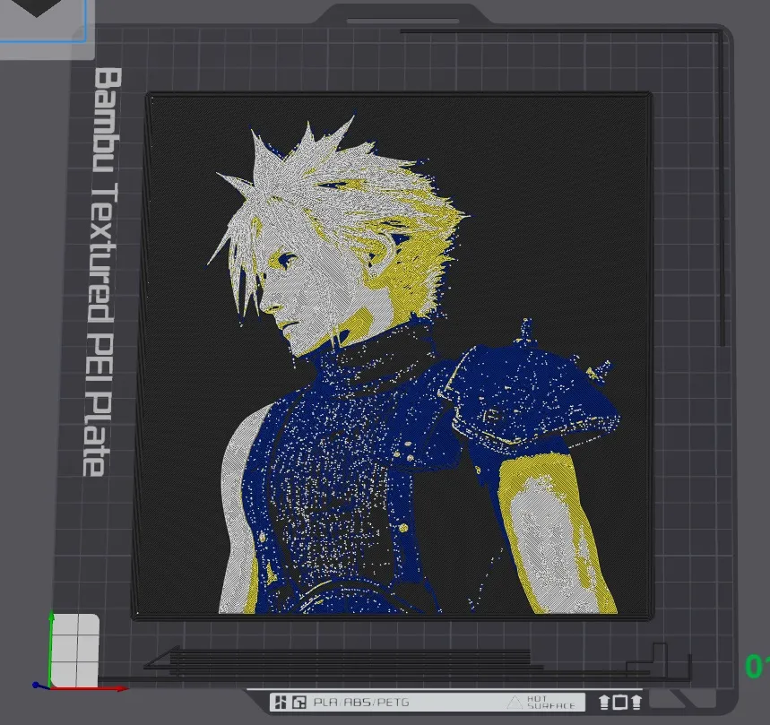 Cloud Strife by Squeak MakerWorld: Download Free 3D Models
