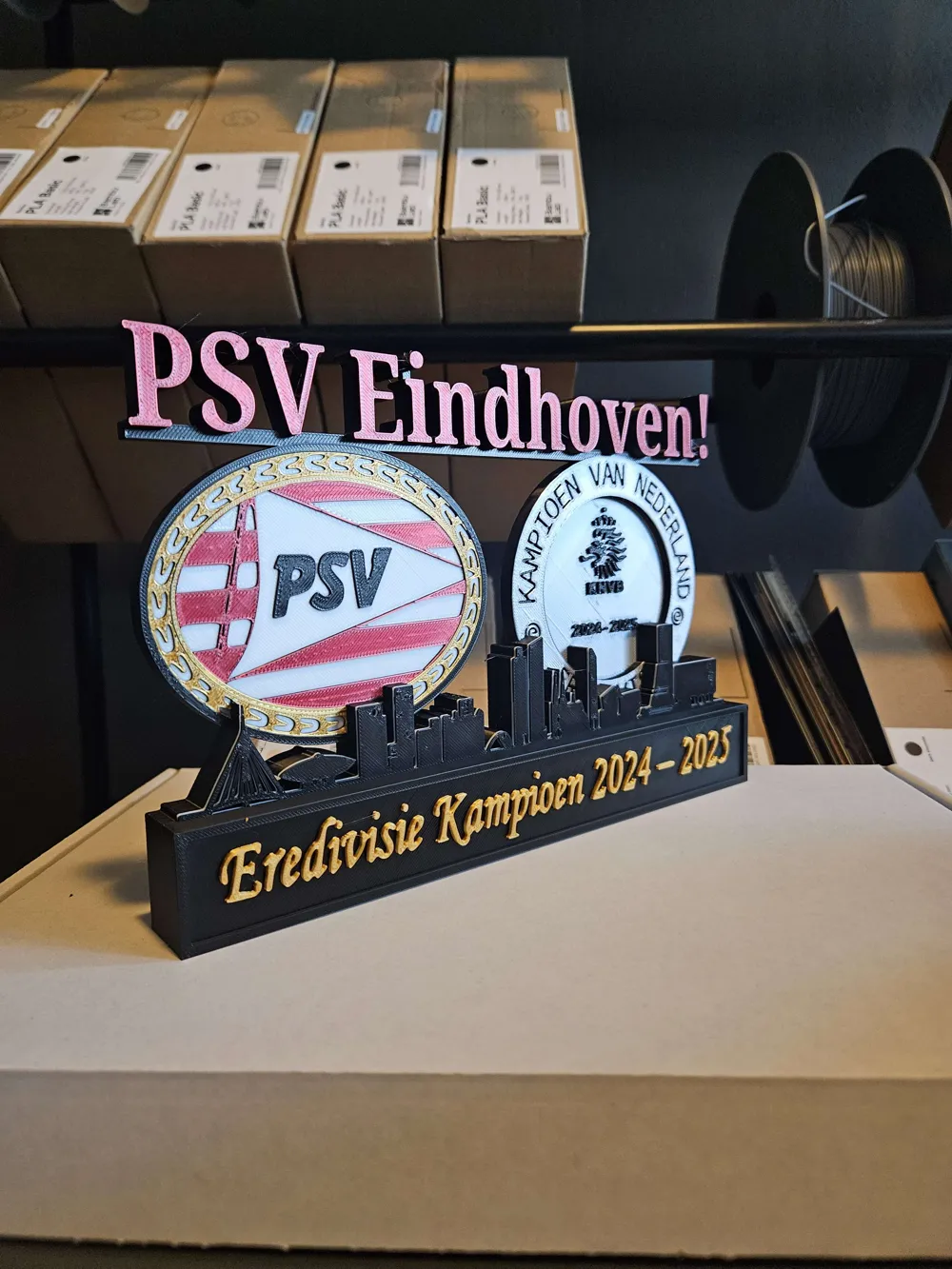 PSV Eindhoven Eredivisie champions skyline by Jessie_3d_artMakerWorld ...
